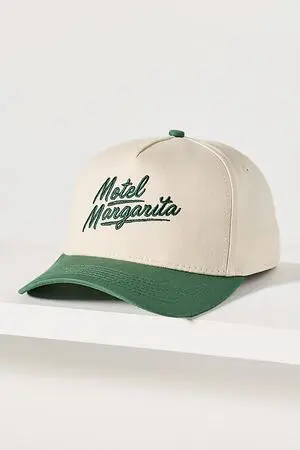 MOTEL MARGARITA Baseball Cap - Bone/forest