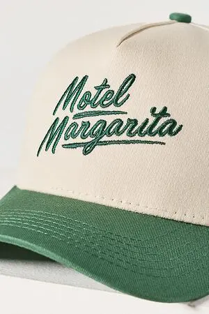 MOTEL MARGARITA Baseball Cap - Bone/forest