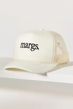 MOTEL MARGARITA Logo Trucker Hat - Bone