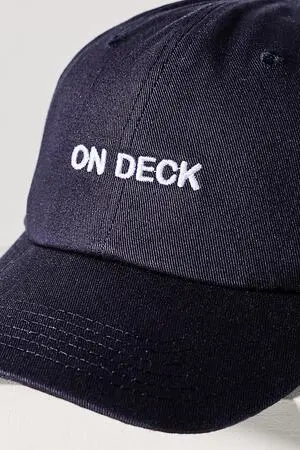 Intentionally Blank On Deck Baseball Cap