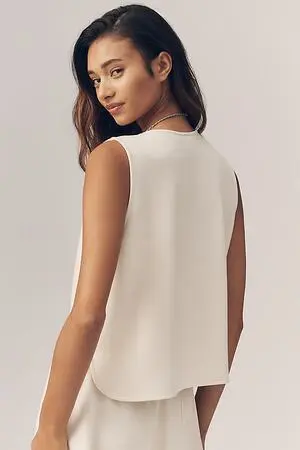 Varley Josie Button-front Tank Top