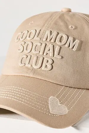 WORN/WEST Cool Mom Baseball Cap - Sand