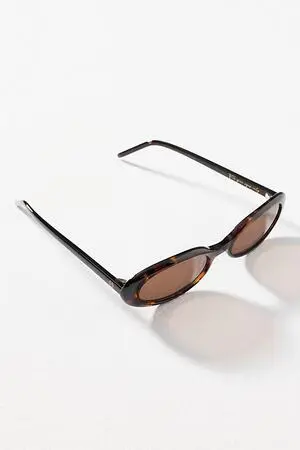 HEAVEN MAYHEM Esme Slim Oval Sunglasses - Tortoise