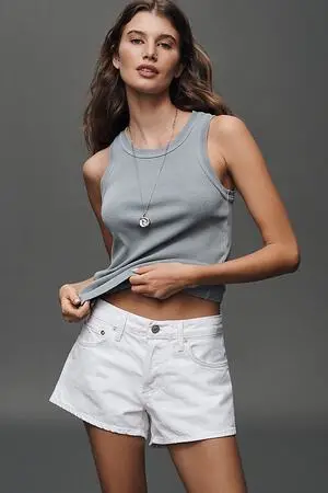 AGOLDE Parker Denim Low-rise Shorts