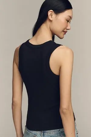 Sanctuary Friday Rib Tank Top - Black