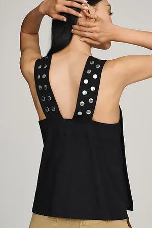 Maeve Asymmetric Hardware Tank Top
