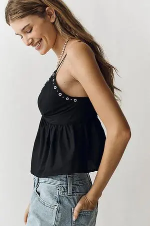 Anthropologie Hardware Peplum Top