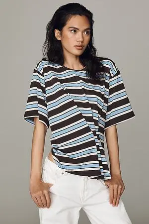PILCRO Pleated Waist T-shirt