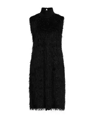 MEIMEIJ Sleeveless Turtleneck Midi Dress