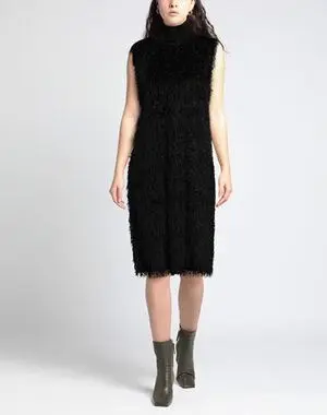 MEIMEIJ Sleeveless Turtleneck Midi Dress