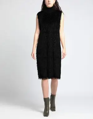 MEIMEIJ Sleeveless Turtleneck Midi Dress
