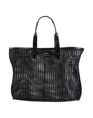 Dolce & Gabbana Raffia And Leather Shopper Bag