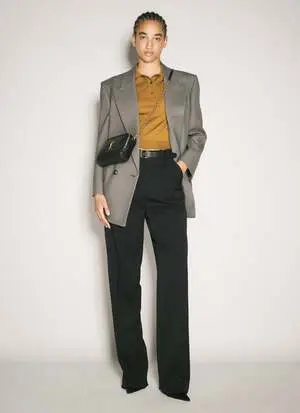 Saint Laurent Wide-leg Wool Trousers