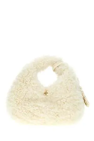 GANNI GANNI Textured Lambswool Shoulder Bag Multicolor