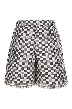 Amiri Checkered Drawstring Shorts