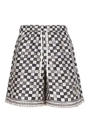Amiri AMIRI Checkered Drawstring Shorts Multicolor