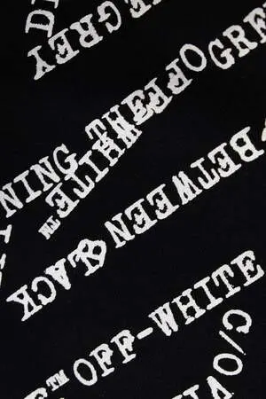 Off-White Printed Cotton Sweatshorts