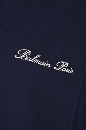 Balmain Embroidered Logo Sweatshirt