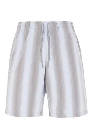 Dries Van Noten Striped Drawstring Shorts - Multicolor
