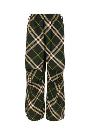 Burberry Checked Trousers - Multicolor