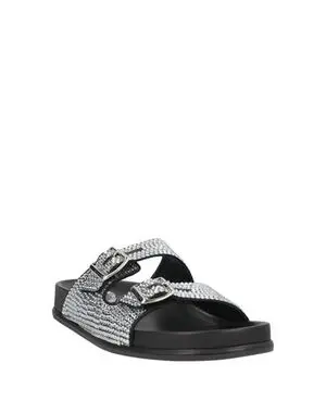 Rene Caovilla Embellished Textile Sandals