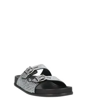 Rene Caovilla Embellished Textile Sandals