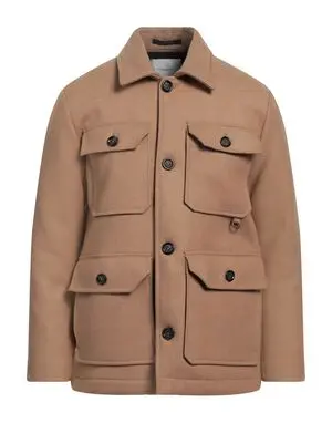 PAOLO PECORA Wool Blend Single-breasted Coat