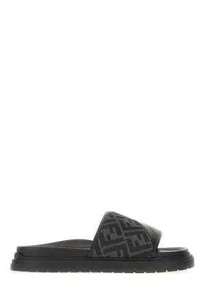 Fendi Logo Slippers