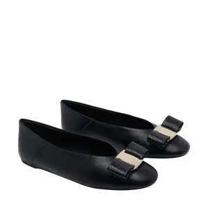 FERRAGAMO Vara Bow Ballet Flats - Black