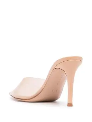 GIANVITO ROSSI Elle Open Toe High Heel Mules