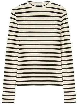 JIL SANDER JIL SANDER Striped Cotton T-Shirt