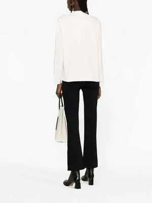 JIL SANDER Cotton Crewneck Sweatshirt With Logo Print