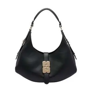 GANNI Small Kat Shoulder Bag - Black