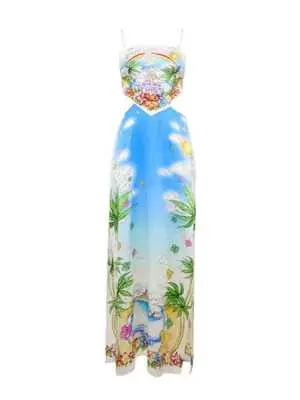 Casablanca Printed Maxi Dress - Multicolor