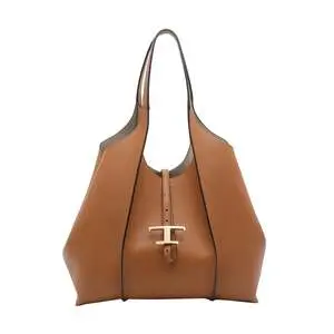 TOD'S Medium T-timeless Shopping Bag - Brown