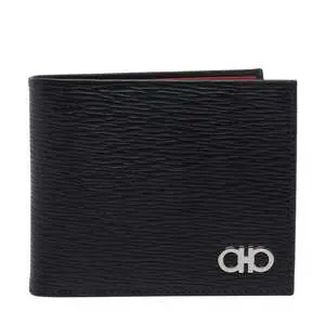 FERRAGAMO Gancini Wallet - Black