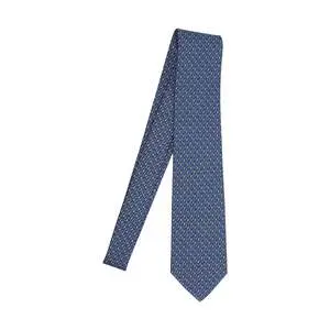 FERRAGAMO FERRAGAMO Silk Neck Tie Blue