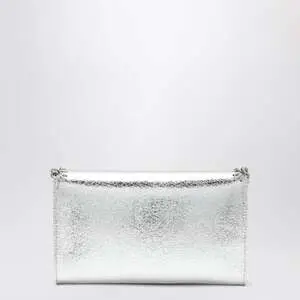 Stella McCartney Falabella Metallic Crossbody Wallet Bag - Silver
