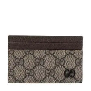 Gucci Gg Cards Holder With Finishes - Brown