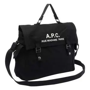A.p.c. Besace Recuperation Handbag - Black