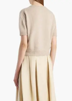 Khaite Cashmere Crewneck Sweater - Sepia