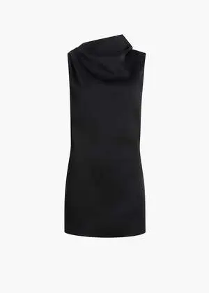 Khaite Astor Mini Dress - Black
