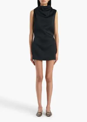 Khaite Astor Mini Dress - Black