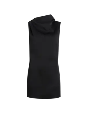 Khaite Astor Mini Dress - Black
