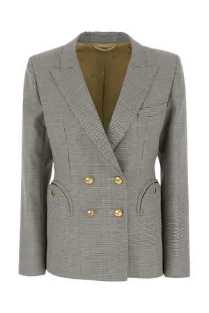 BLAZÉ MILANO Double-breasted Checked Blazer - Multicolor