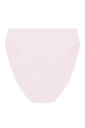 Natori Bliss Bare Cotton High Cut Brief - Red