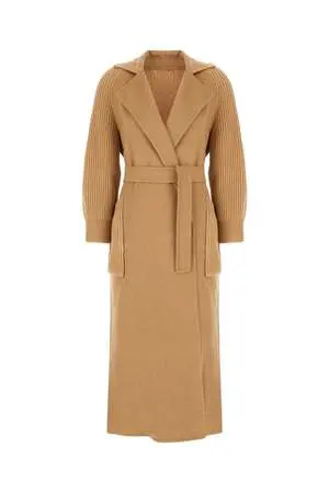 Max Mara Wool Blend Belted Cardigan Coat