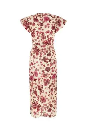 Isabel Marant Étoile Floral Print Draped Dress