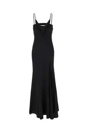 Isabel Marant Étoile Black Draped Dress With Open Back