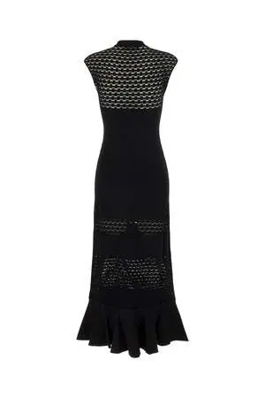 LANVIN Knit Dress With Crochet Detail
